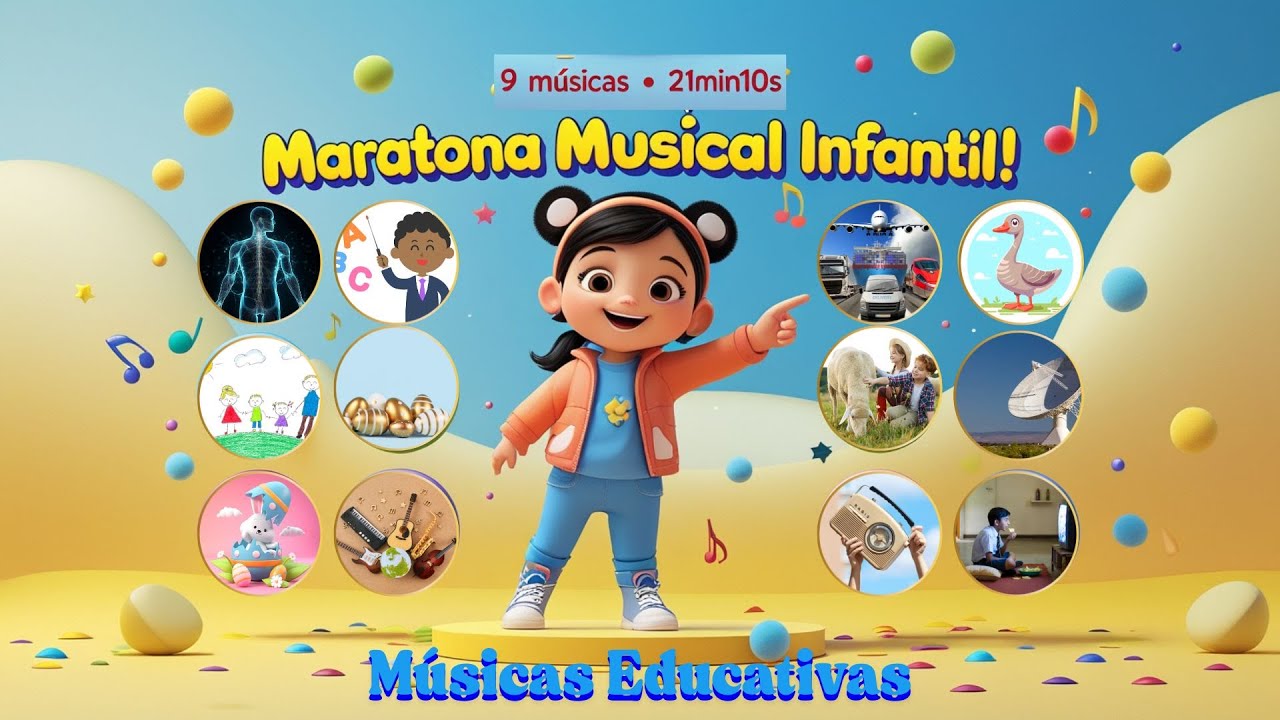 Maratona Musical Infantil – 9 Músicas em 21 Minutos de Aprendizado ...
