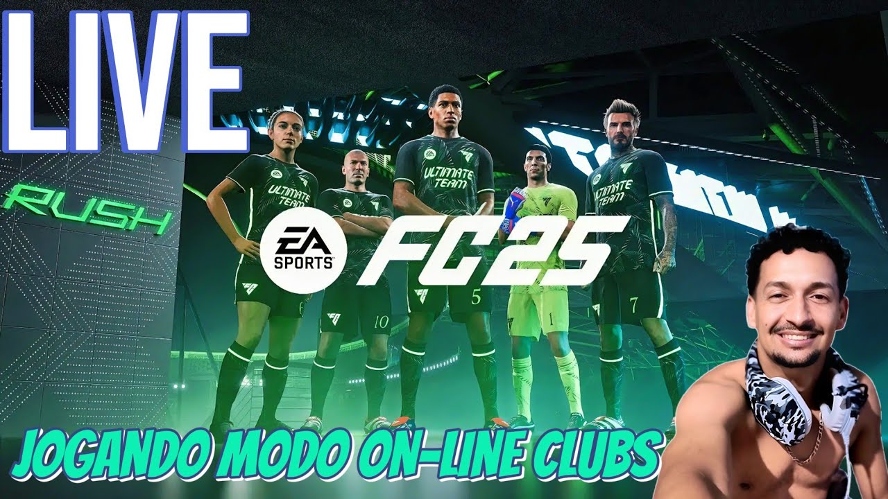 Live de EA FC 25, jogando o clubs!!! - YouTube
