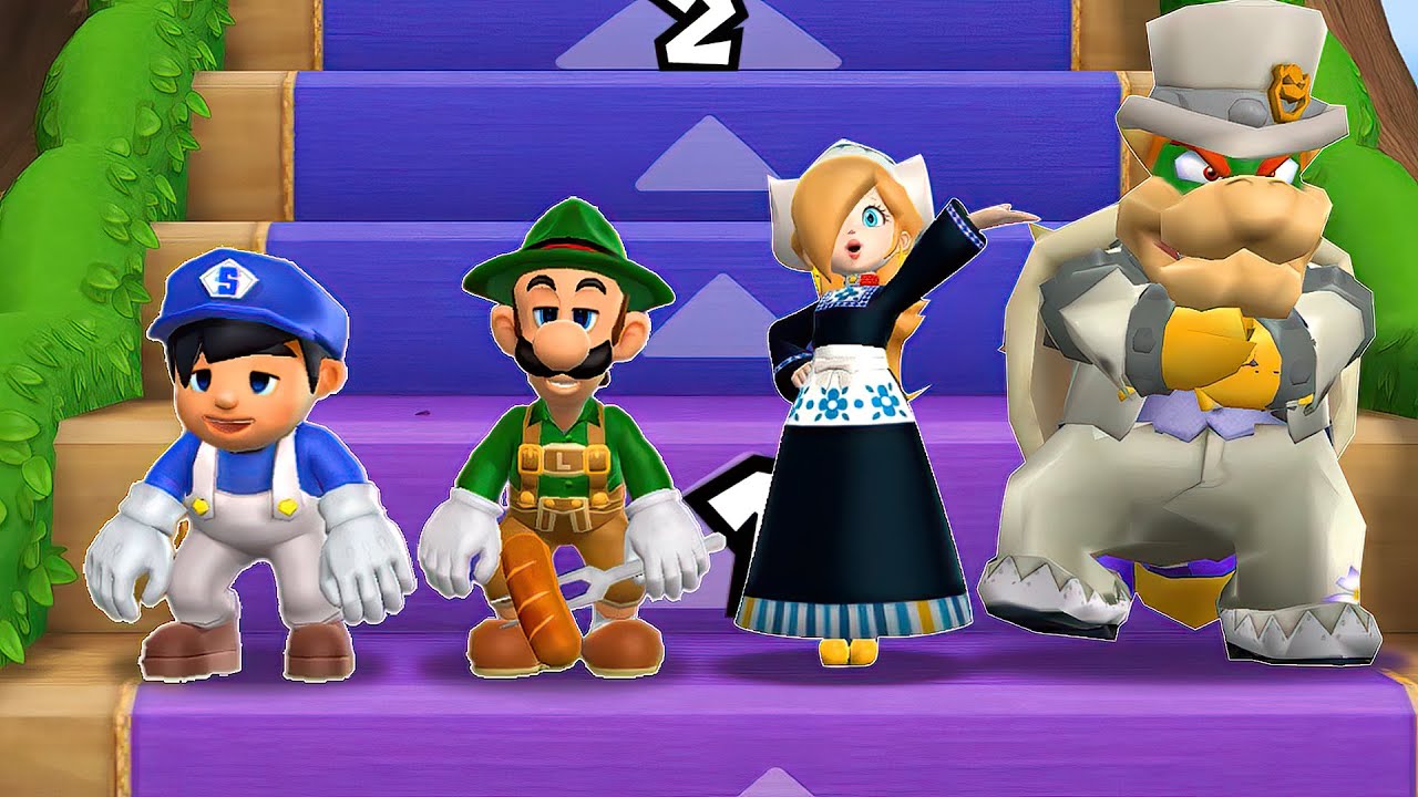 Mario Party 9 Step It Up SMG4 Vs Luigi Vs Rosalina Vs Bower Hardest mario-party-9-step-it-up-smg4-vs-luigi-vs-rosalina-vs-bower-hardest