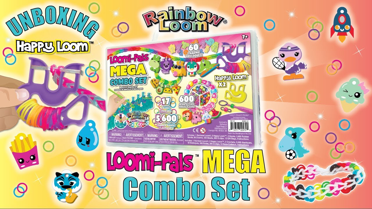 Loomi-Pals™ Mega Combo Unboxing by Rainbow Loom® - YouTube