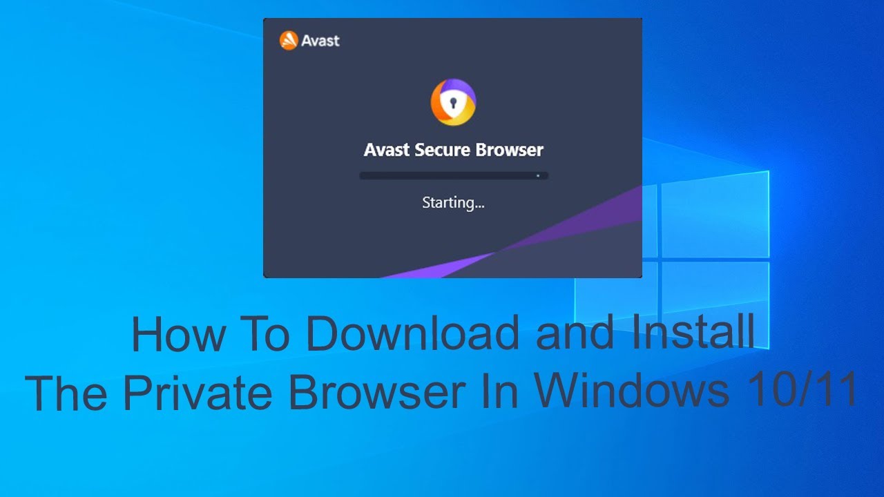 How To Download and Install The Private Browser In Windows 10/11 - YouTube