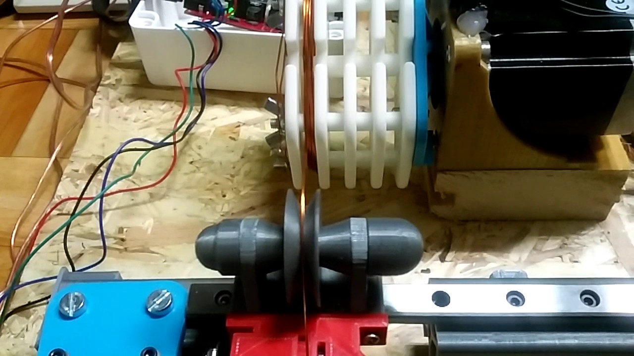 2016 Coil Winding Machine With Arduino For Wind Generator Stator Youtube