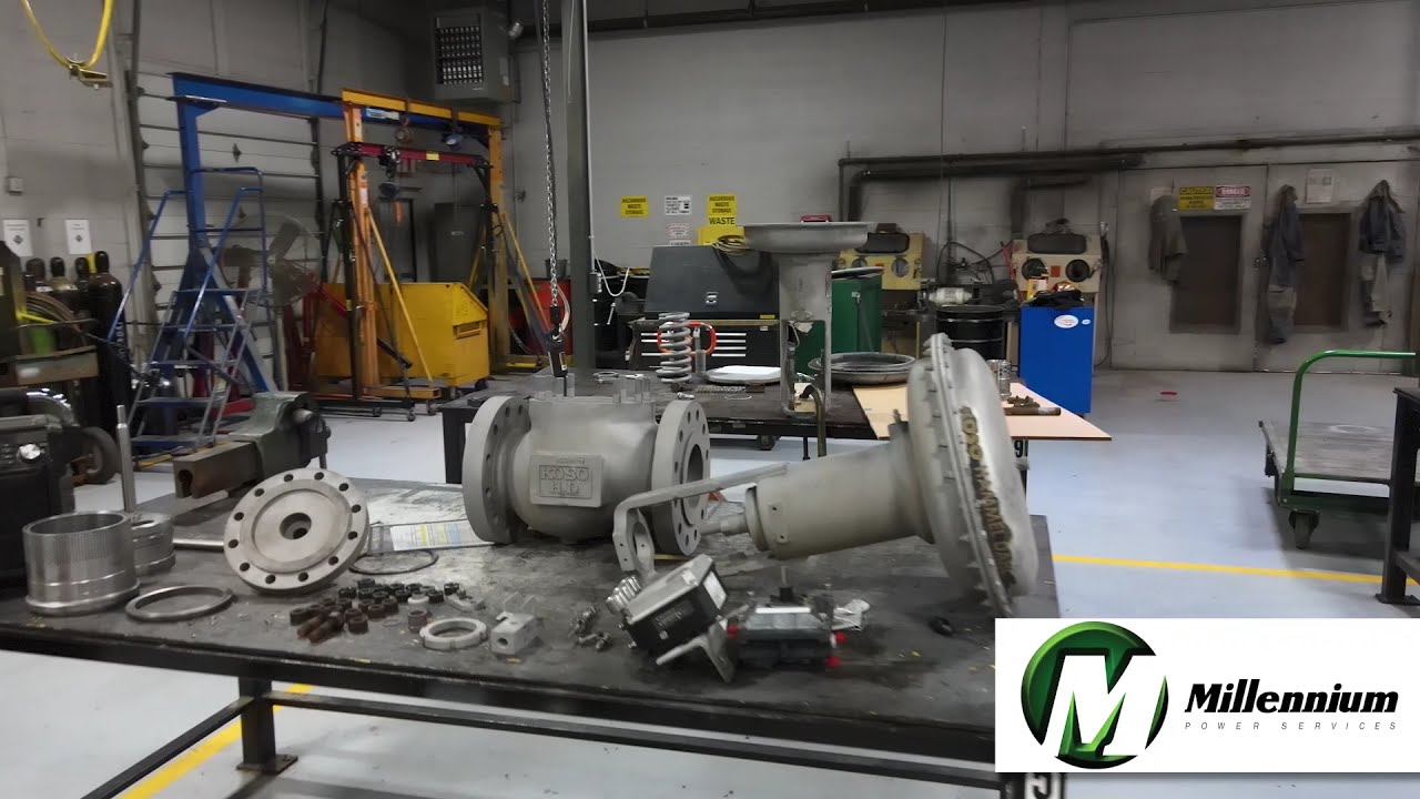 Valves Parts in the Millennium Power Services Shop - YouTube