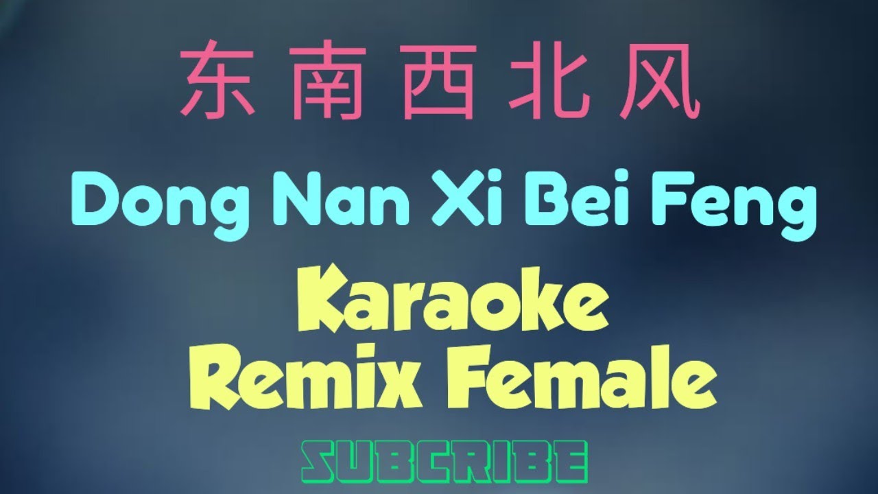 Dong Nan Xi Bei Feng Karaoke Remix 东南西北风 || Timi Zhuo 卓依婷 - YouTube