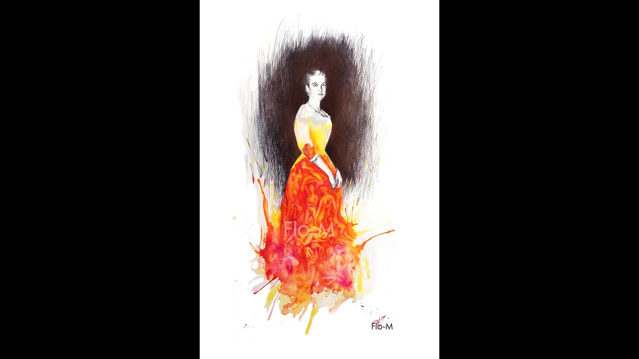 ARTISTE FLO-M : Portrait de la jeune fille en feu - YouTube