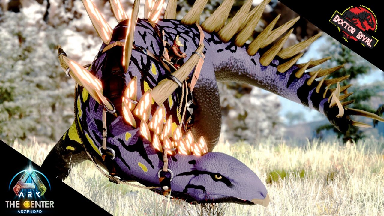 JIANGJUNOSAURUS the largest Kentro ever || Ark The Center Ascended ...