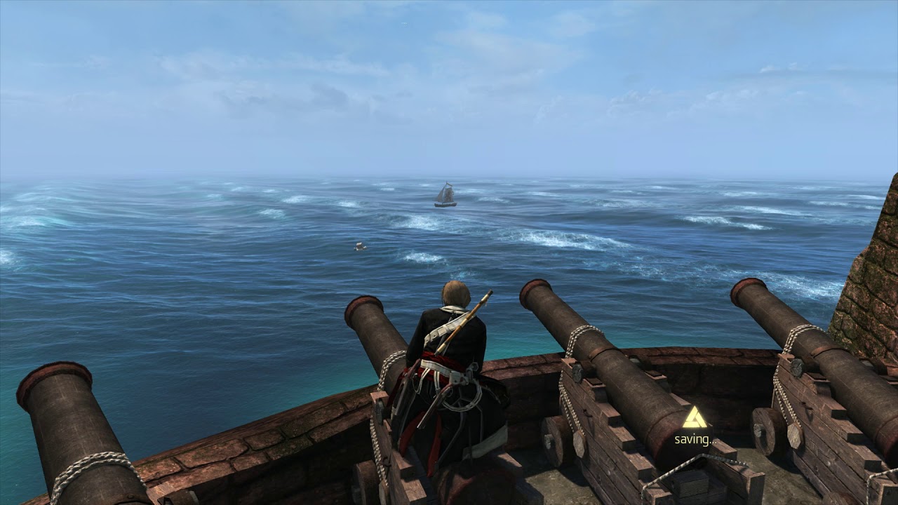 Assassin's Creed IV Black Flag - Fort cannons destroy enemy ship - YouTube