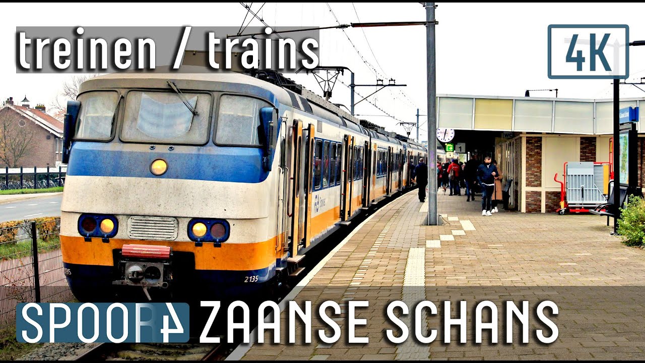 Treinen in Zaandijk Zaanse Schans - 20 november 2021 - YouTube