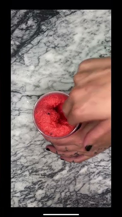Watermelon sugar cube 🍉 snowfizz slime asmr part 1 - YouTube