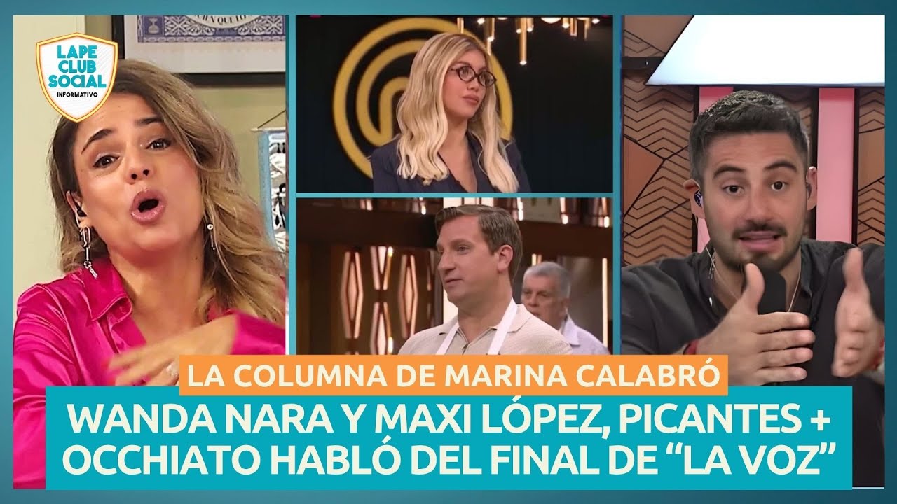 Wanda Nara y Maxi López, picantes + Occhiato sobre la final de La Voz ...