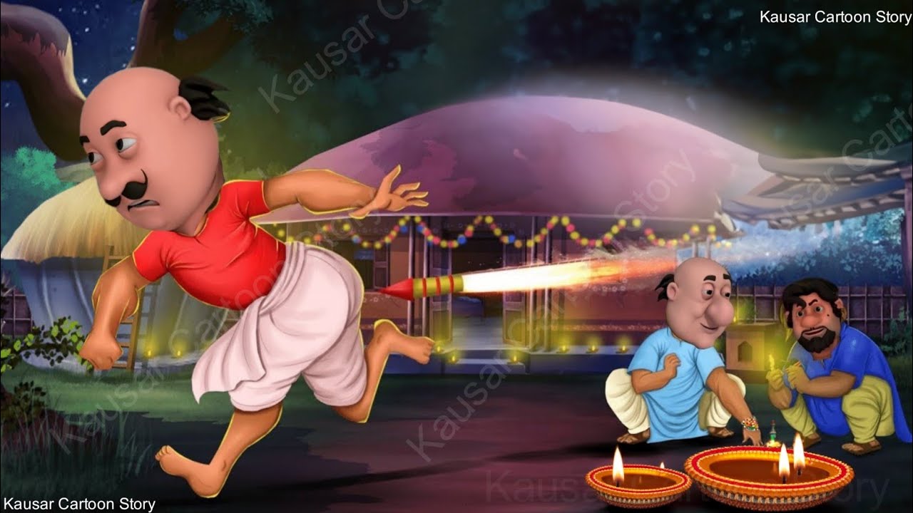 Diwali special motu patlu animated Kahani | Hindi Urdu moral stories ...