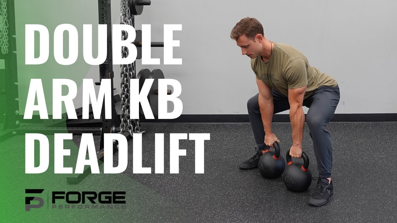 Double Arm Kettlebell Deadlift - YouTube