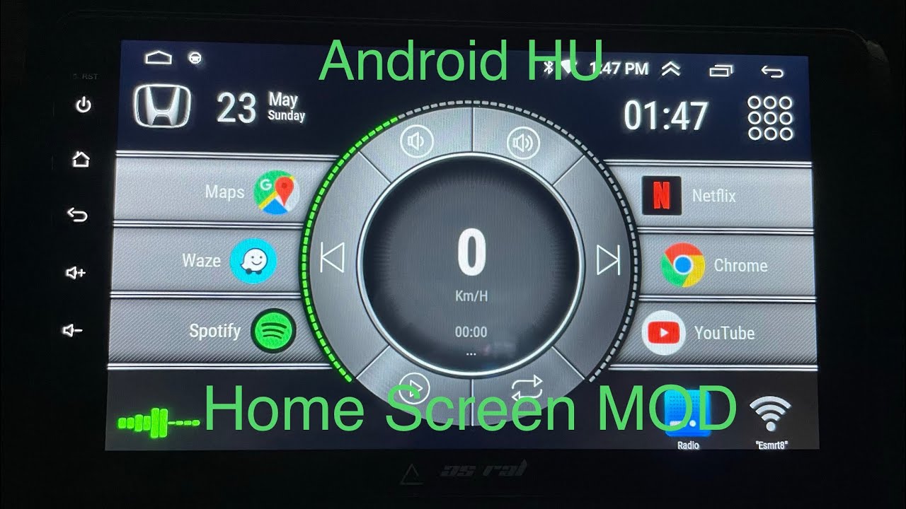 Android Head unit Home screen mod tagalog - YouTube