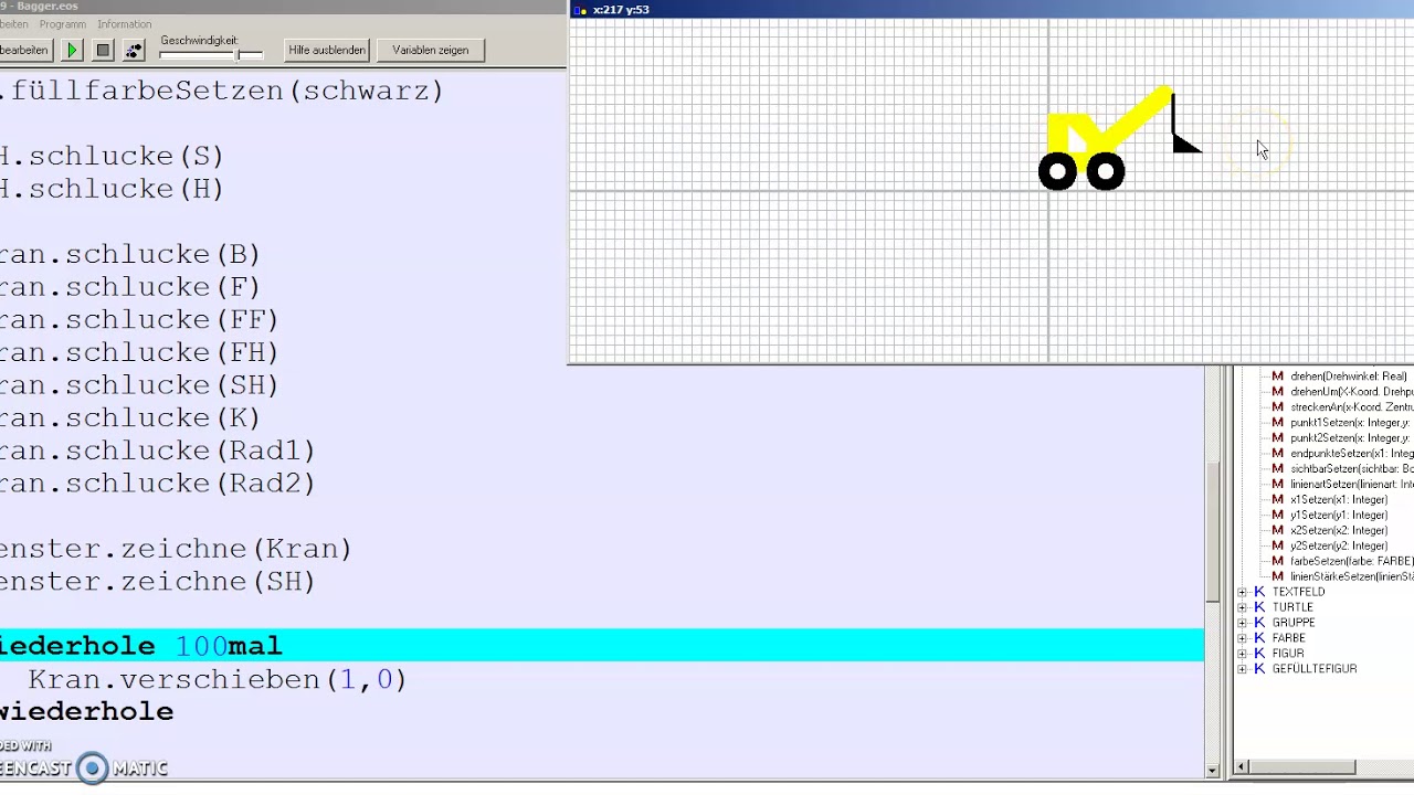 EOS Teil 3 Verlängern einer Linie - YouTube