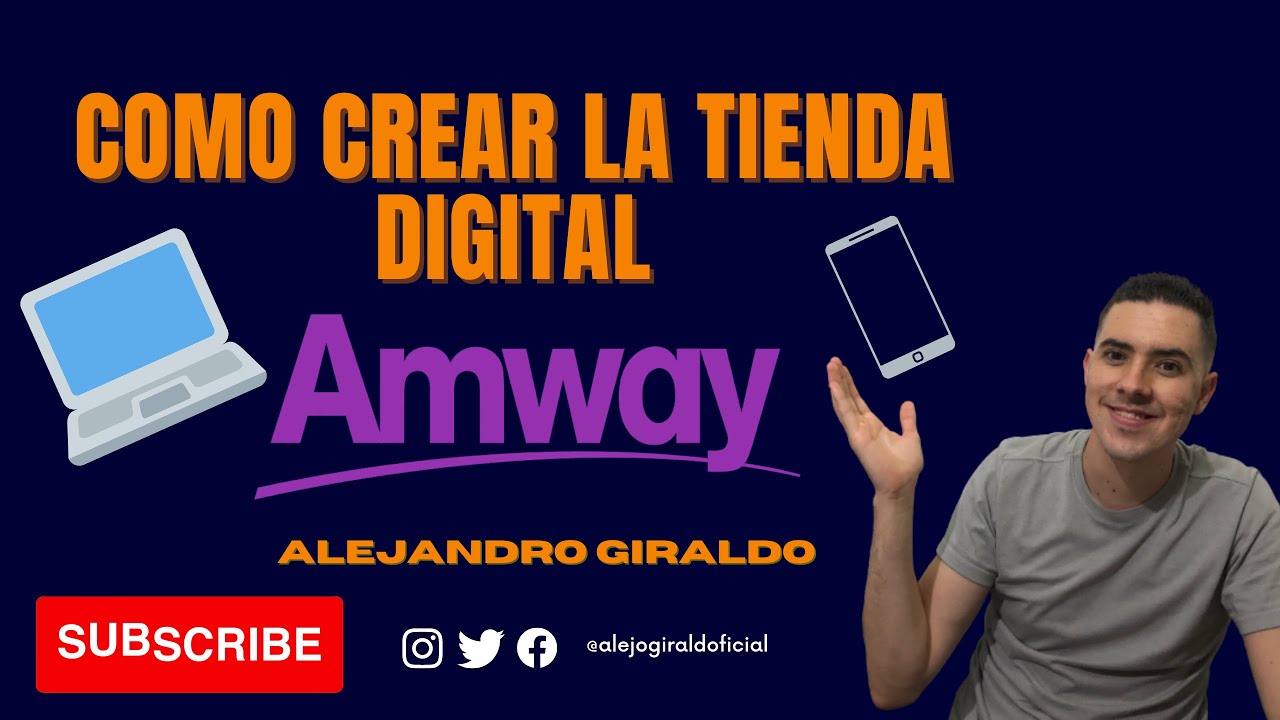 COMO CREAR LA TIENDA DIGITAL DE AMWAY👨🏻‍💻📲 #amway #networkmarketing # ...