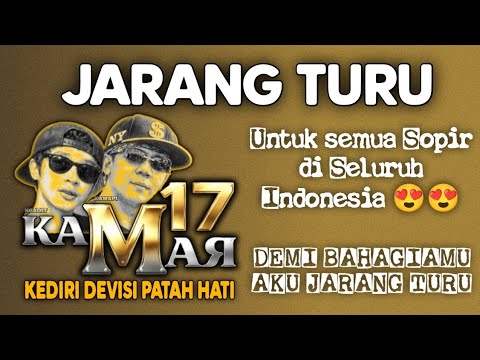 JARANG TURU - KAMAR 17 | Demi bahagiamu aku jarang turu | (Official Lyric Video)