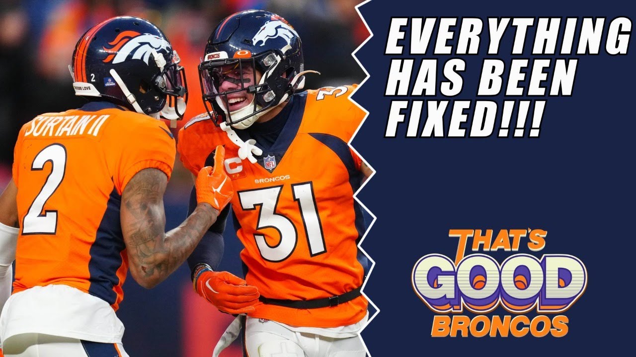 Broncos Win, Everything is FIXED!!! - YouTube