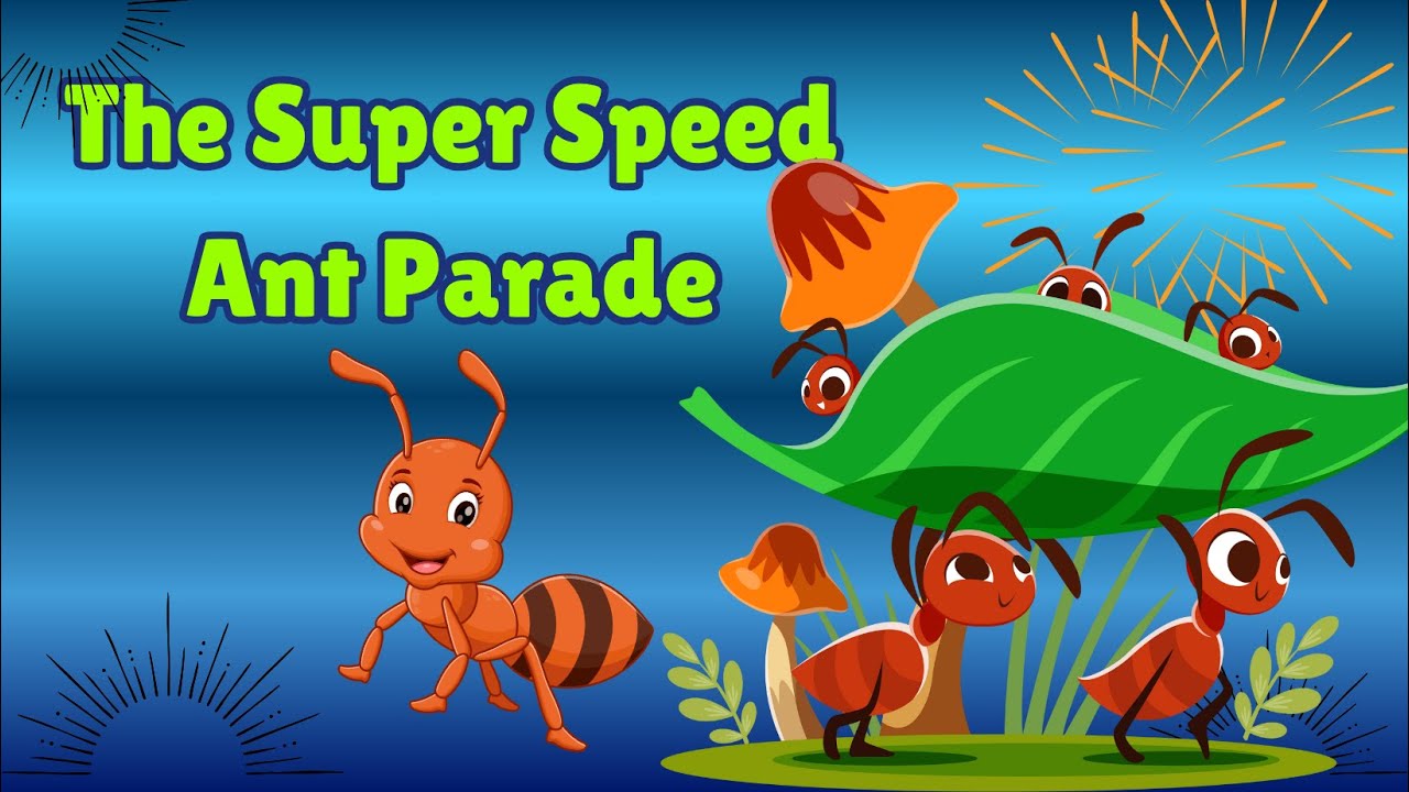 The Super Speed Ant Parade/Tiny legs, BIG race! - YouTube