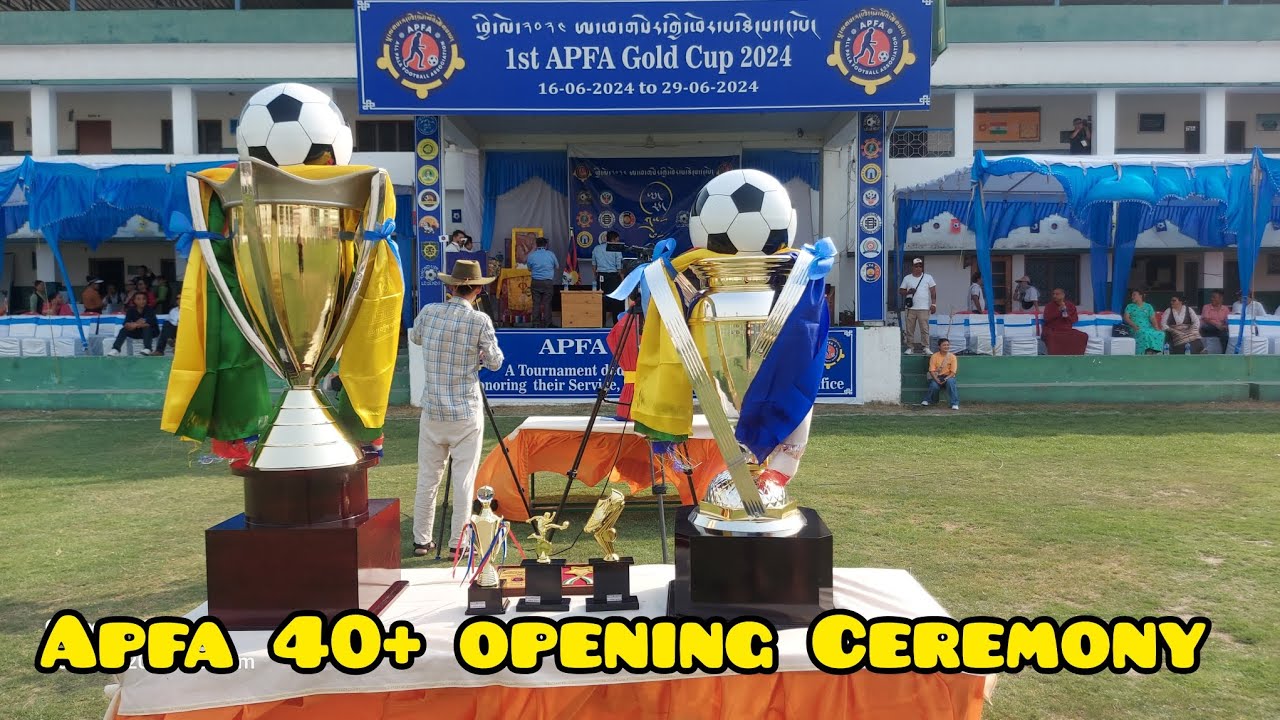 1st APFA Gold cup 2024 ( 40 +) Opening ceremony in dhondupling Clement ...