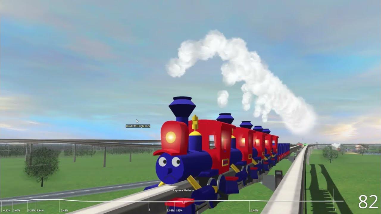 CASEY JR AND WALT DISNEY WORLD MONORAIL - TRAINZ RAILROAD SIMULATOR - YouTube
