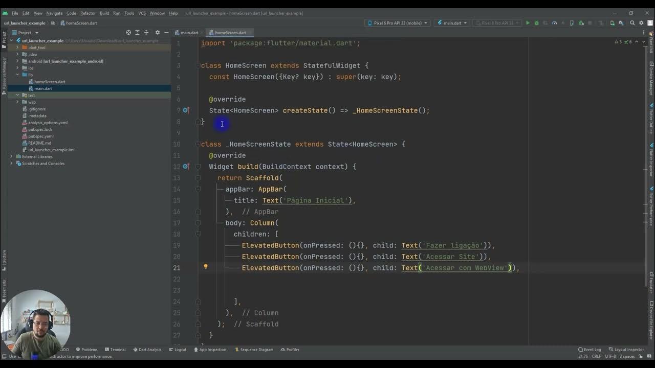 Abra Urls Apps E Realize Ligações Com Urllauncher Em Flutter Youtube