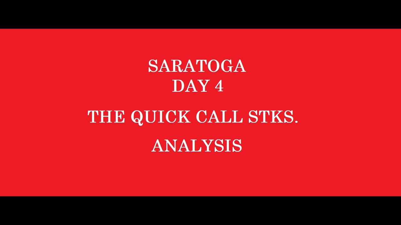 THE QUICK CALL STAKES - 7/16/23 - YouTube