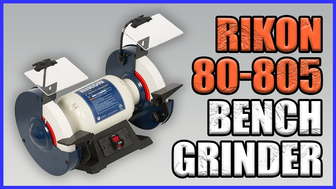 RIKON Professional Power Tools, 80 805 | Slow Speed Bench Grinder - YouTube