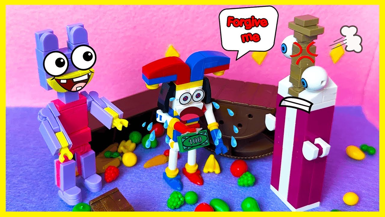 Jax x Pomni Can You Be My GIRLFRIEND | Pomni Toy Pretend Play Challenge ...