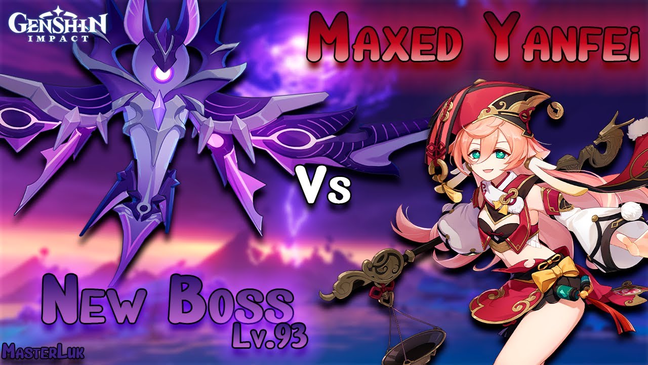 Maxed Yanfei DESTROYS the New Electro Boss (Thunder Manifestation ...