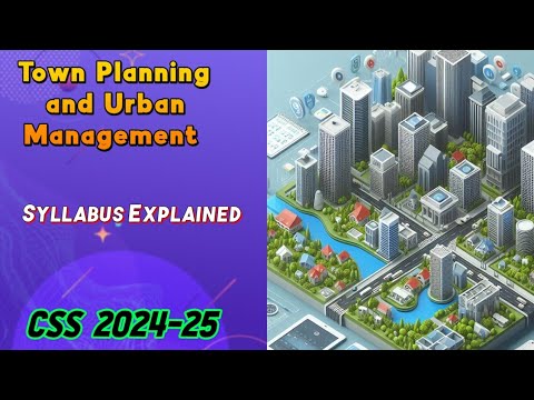 Syllabus of Town Planning and Urban Management for CSS - YouTube
