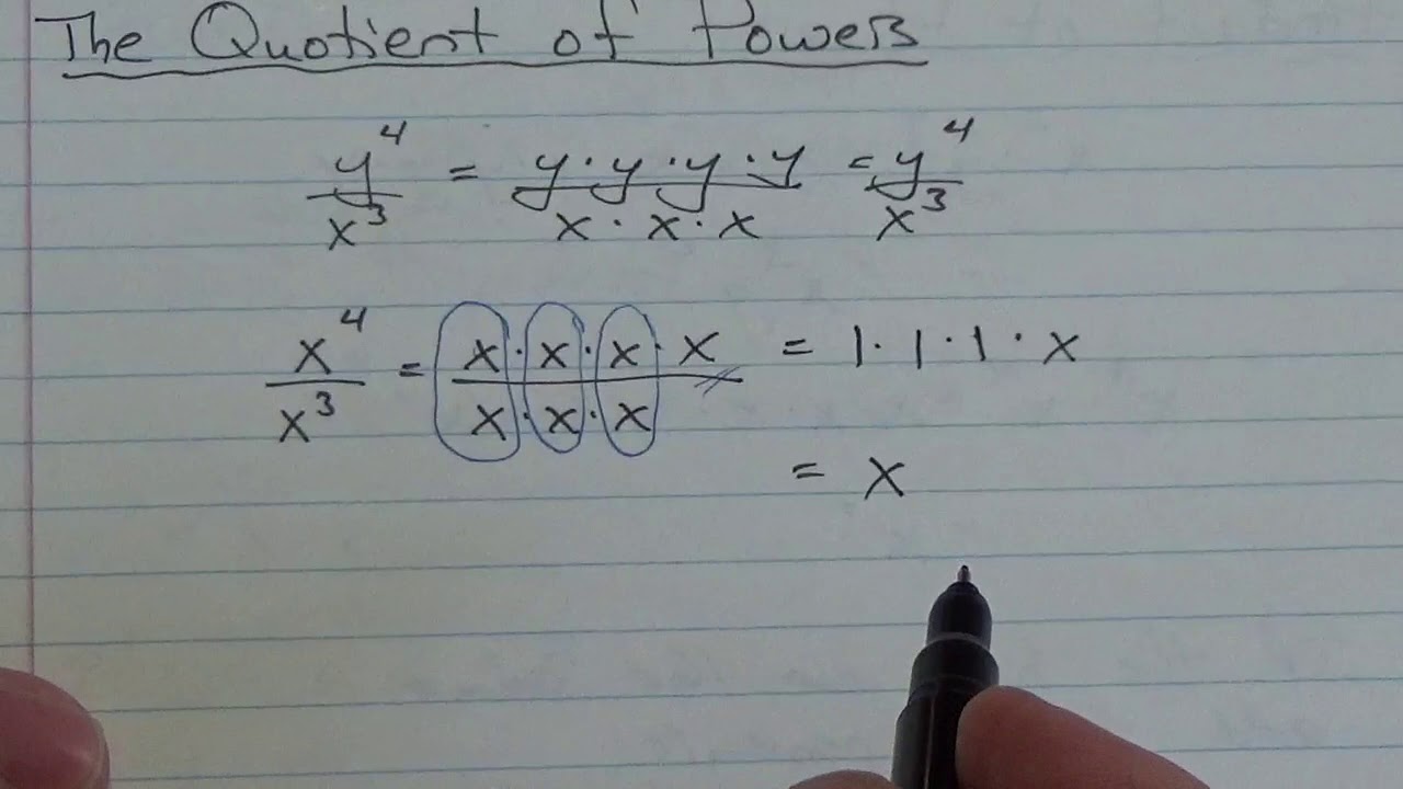 The Quotient of Powers - YouTube