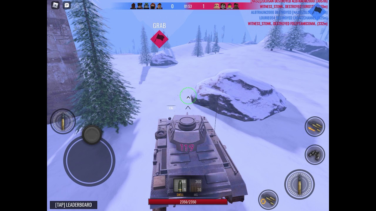 Realistic tank game on roblox - YouTube