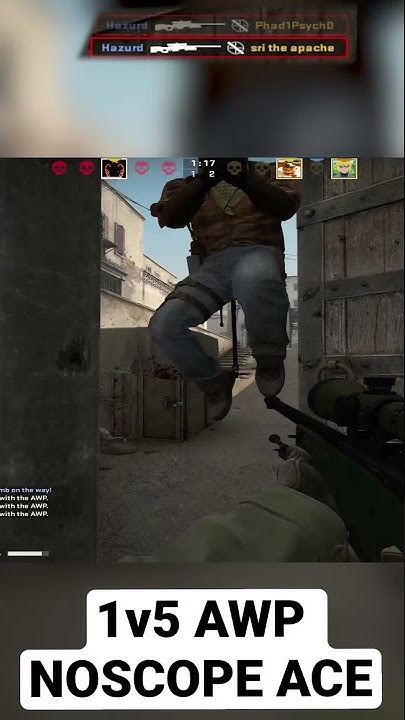 1v5 AWP noscope Clutch ACE | Hazurd over KennyS? CSGO #shorts - YouTube