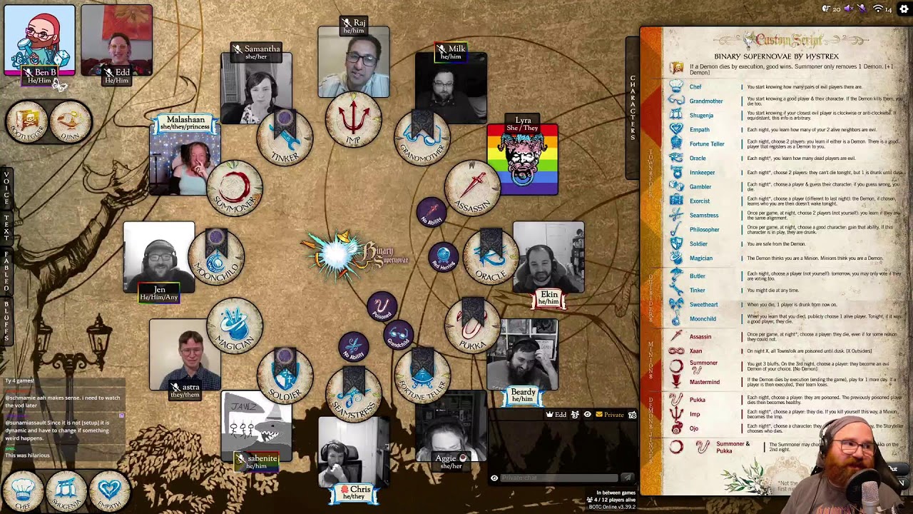 BotC World Cup 2025 - Game 7 - This is Not My Beautiful House vs Binary ...