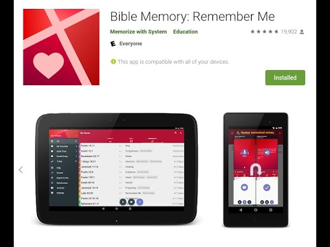Introduction to the Bible Memory: Remember Me bible memorization app ...