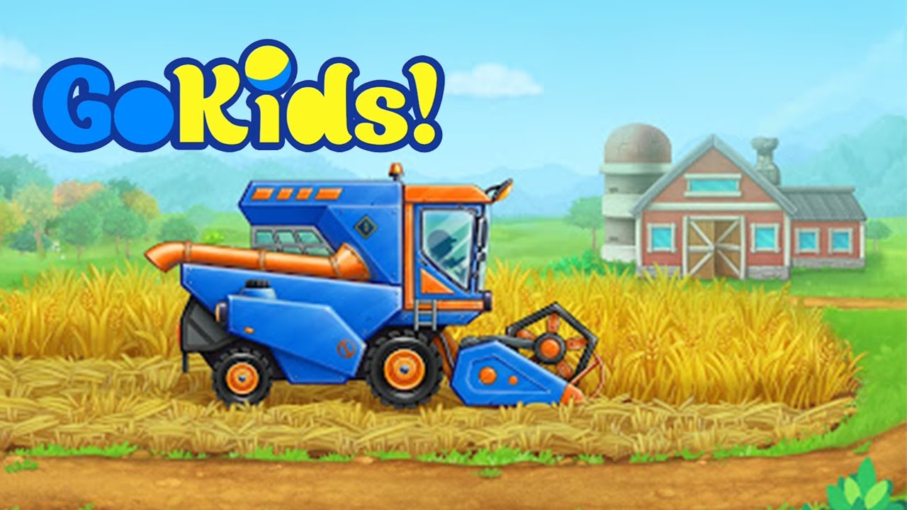 Farm land & Harvest Kids Games | Farming Experience | GoKids! - YouTube