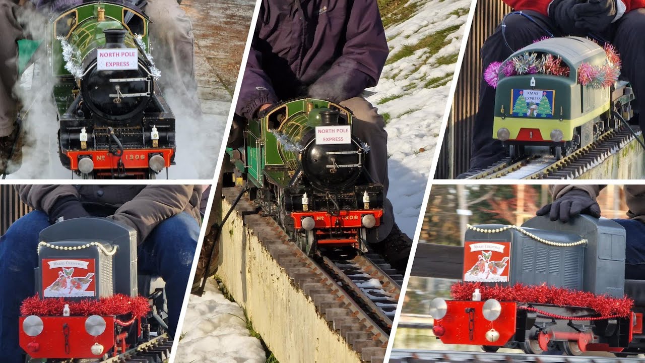 Crowborough Miniature Railway "Santa Special" 17/12/22 - YouTube