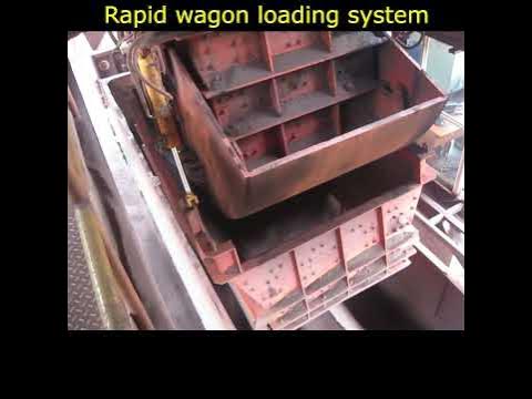 Rapid wagon loading system || Railway wagon loading #shorts - YouTube
