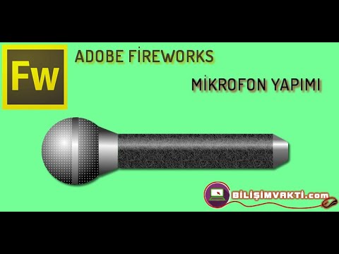 Adobe Fireworks CS6- Mikrofon Yapımı