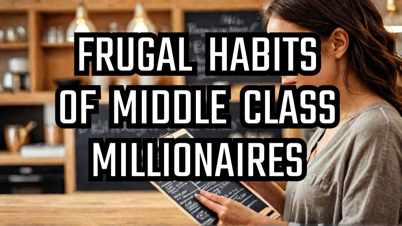 5 FRUGAL HABITS Of The Middle Class Millionaires | Frugal Living - YouTube