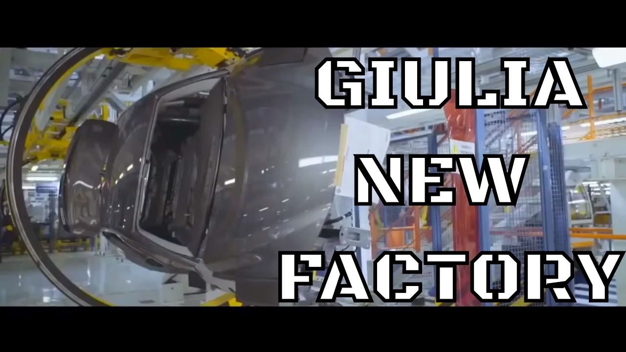 Alfa Romeo Giulia assembly line - factory Cassino - YouTube