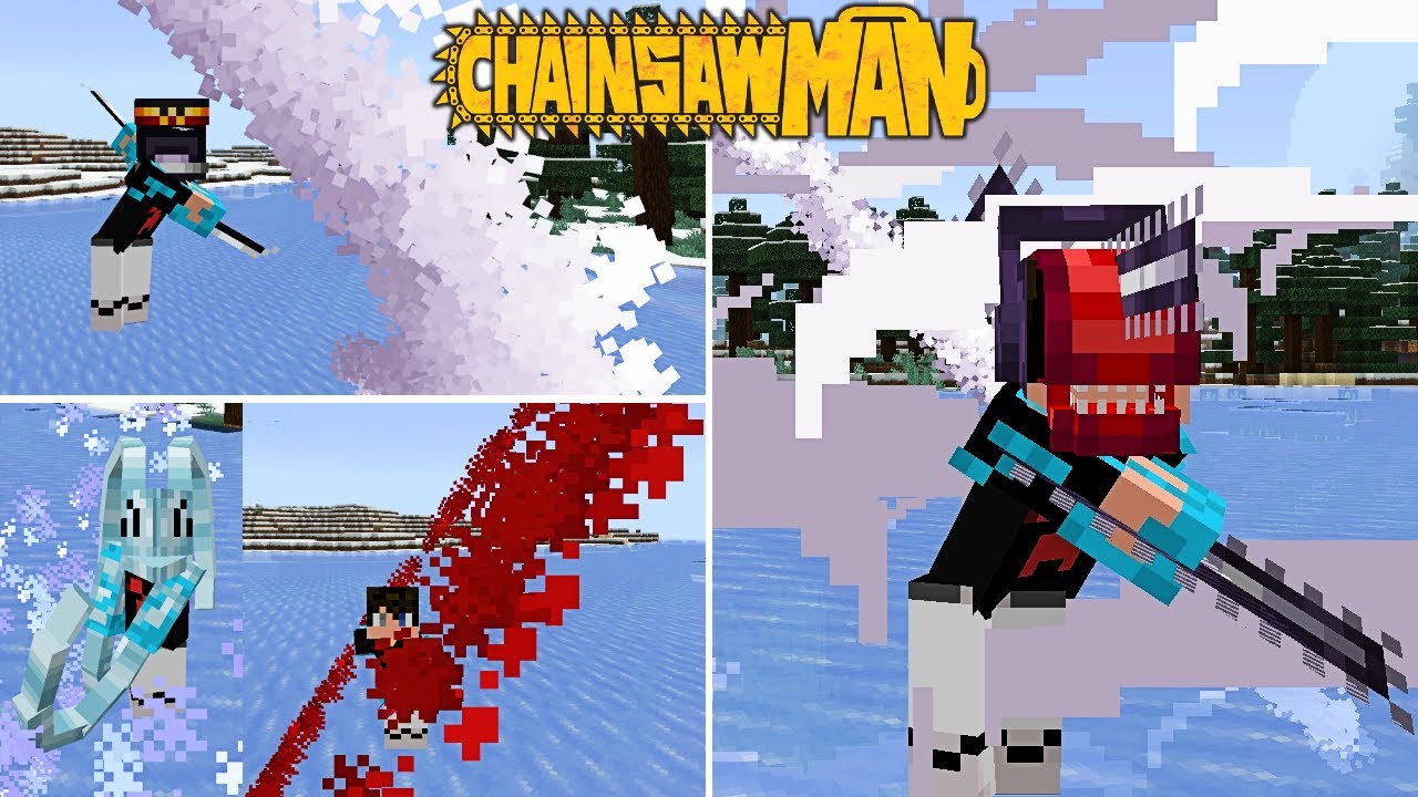 El Mejor Addon De Chainsaw Man Para Minecraft Pe Chainsaw Man Mcpe