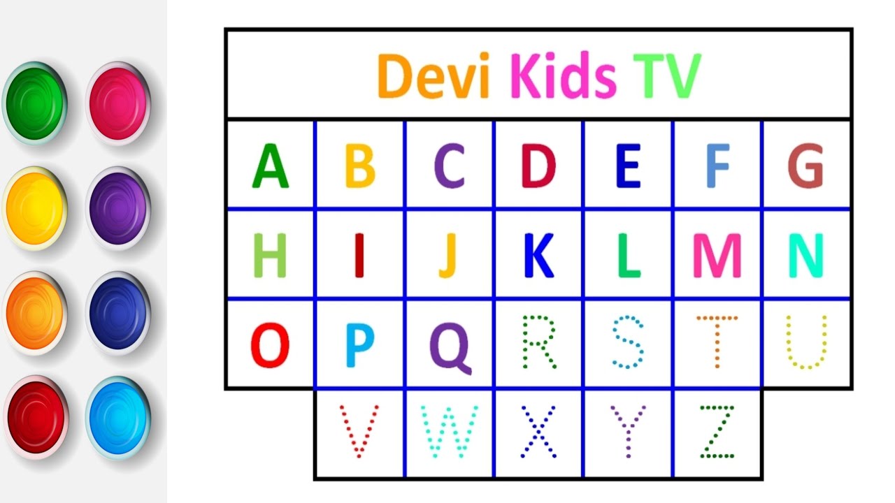 How to Write Capital Letters for Children | Teaching Writing ABC for ...