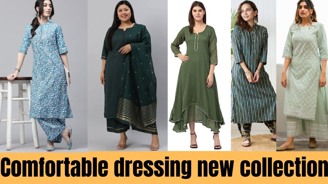 Comfortable dressing new collection | comfortable kurta design ...
