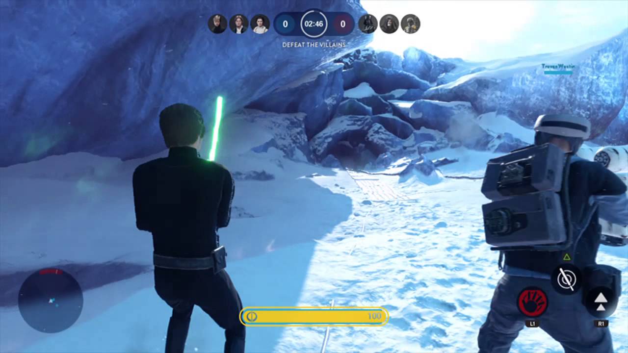 Star Wars™ Battlefront™ Luke Skywalker Vs Emperor Palpatine Youtube