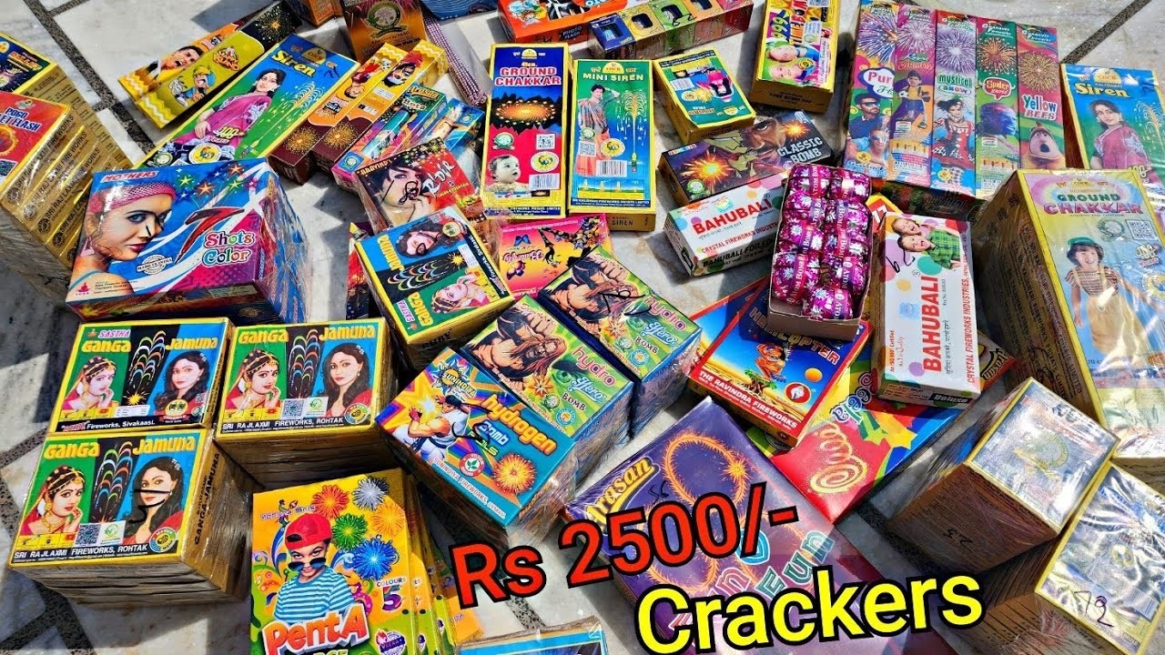 Unboxing Diwali stash || low price crackers || Diwali crackers ...