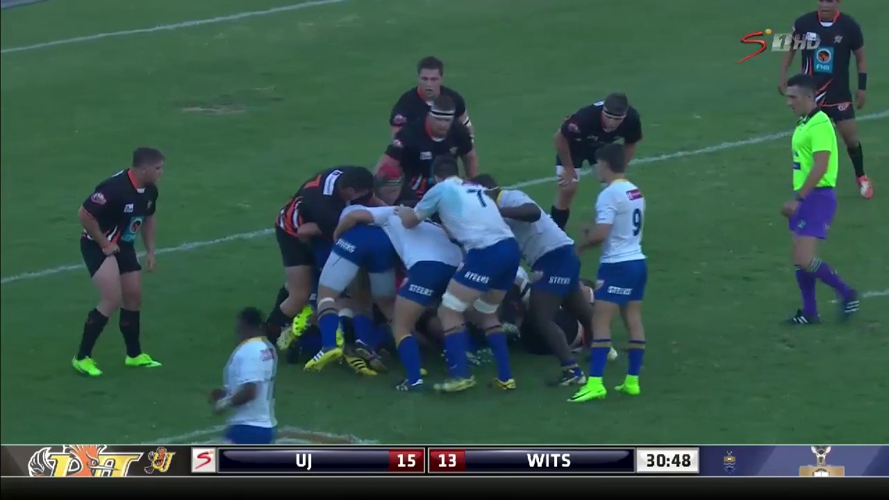 Varsity Cup 2017 Round Eight: FNB UJ vs FNB Wits - YouTube
