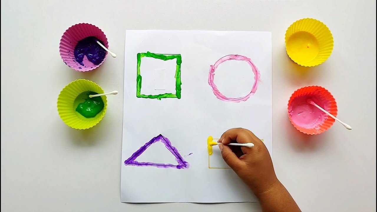 Cotton Bud Easy Activity For Kids | Learning Activities For Babies ...