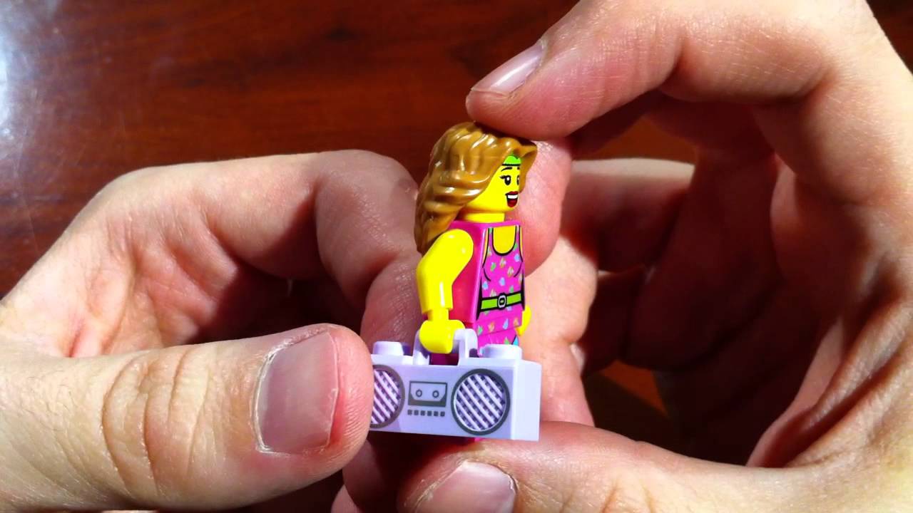 LEGO 80s Workout Girl Minifig - Series 5 Minifigures - YouTube