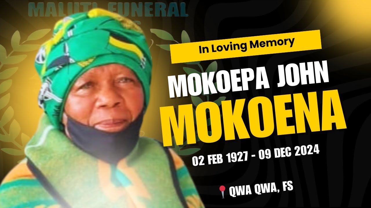 Mokoepa John Mokoena Funeral Service - YouTube